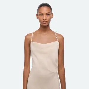 Helmut Lang Knot Slip Dress - Ivory