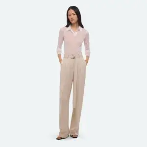 Helmut Lang Relaxed Pleated Trousers - Ivory