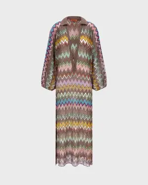 Missoni Dress Long Cover Up - Multicolor