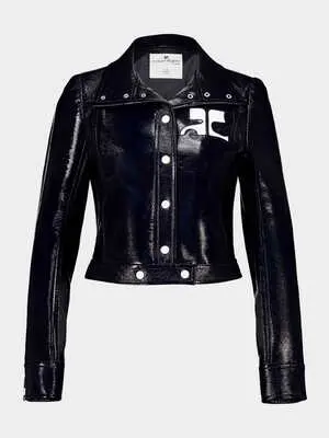 COURREGES Reedition Vinyl Jacket - Blue
