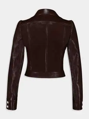 COURREGES Reedition Vinyl Jacket - Brown