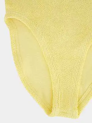 Hunza G Butter Adriana Beaded Swimsuit - Yellow