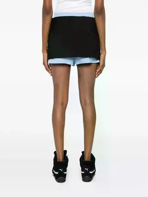 Alexander Wang Layered Pleated Skorts