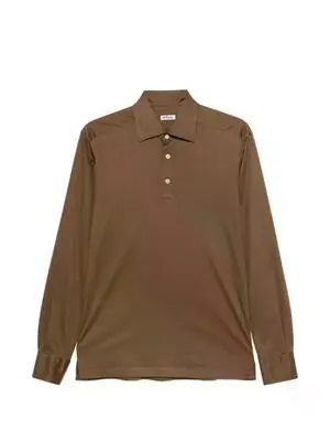 Kiton Positano Long-sleeve Polo Shirt