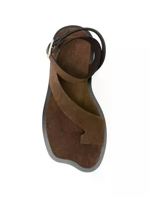 ALOHAS Buckle-fastening Asymmetric Sandals