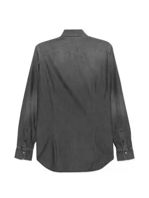 ALESSANDRO GHERARDI Denim-effect Long-sleeve Shirt