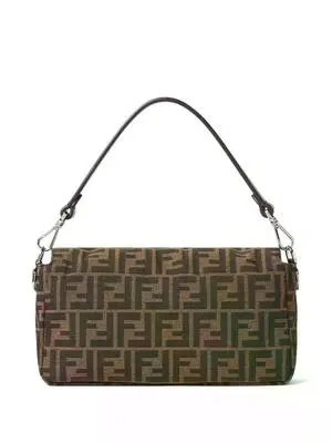Fendi Baguette Logo Pattern Tote