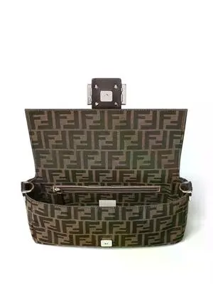 Fendi Baguette Logo Pattern Tote