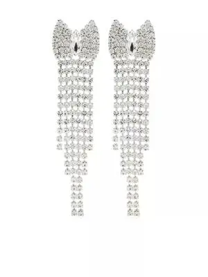Magda Butrym Crystal Chandelier Earrings - Silver