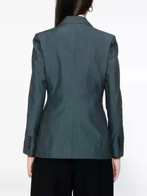 PT TORINO Double-breasted Peak-lapel Blazer - Blue