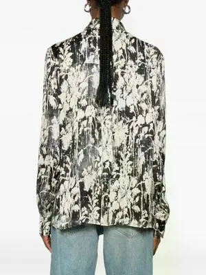 PT TORINO Abstract Print Long-sleeve Shirt - Neutrals