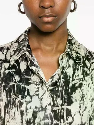 PT TORINO Abstract Print Long-sleeve Shirt - Neutrals