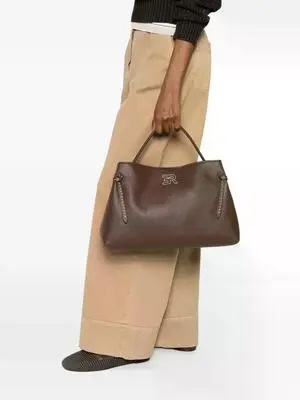 ERMANNO FIRENZE Aliana Medium Logo-plaque Tote