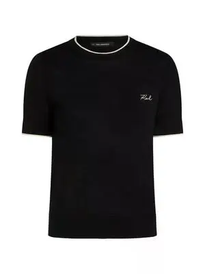 Karl Lagerfeld Ribbed T-shirts For Women