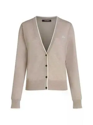 Karl Lagerfeld V Neck Cardigans For Women
