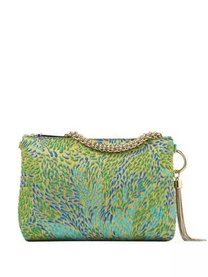 JIMMY CHOO Callie Jacquard Clutch Bag