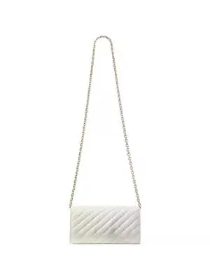 JIMMY CHOO Curve Mini Bag With Gold Tone Embellishment And Chain Strap
