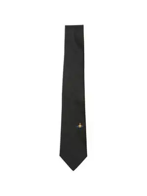 VIVIENNE WESTWOOD Orb Pointed Tie - Black