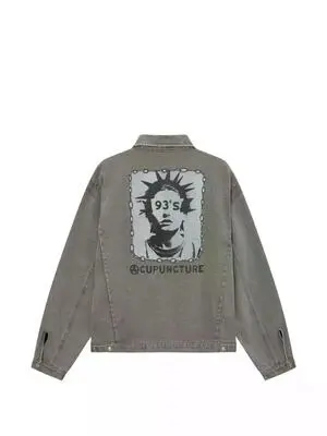 ACUPUNCTURE 1993 Graphic-print Zip-up Jacket
