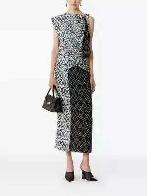 LANVIN Leather Top Handle Bag