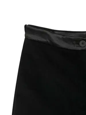 Emporio Armani Satin-trim Tapered Trousers