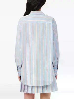 Lacoste Oversized Striped Shirt