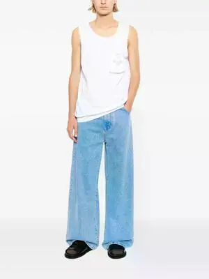 Moschino Sleeveless Cotton Vest