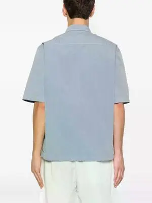 C.P. COMPANY 50 Fili Short Sleeve Zip Shirt