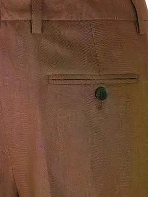 LARDINI Pleated Pressed-crease Trousers