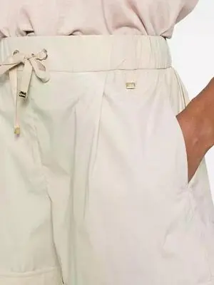 Herno Drawstring-waist Pleated Shorts - Neutrals