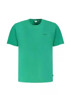 Pepe Jeans Logo-print Crew-neck T-shirt - Green