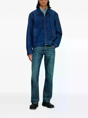 DIESEL® D-rohe Contrast-stitch Denim Jacket