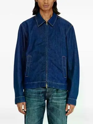 DIESEL® D-rohe Contrast-stitch Denim Jacket
