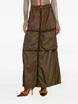 DIESEL® Oval D Zip-front Skirt