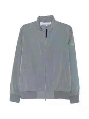 PEOPLE OF SHIBUYA Zip-fastening Bomber Jacket - Grey