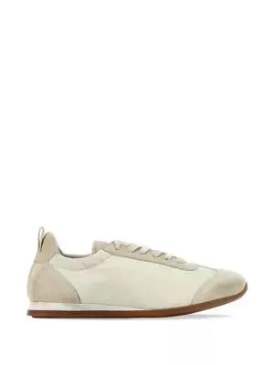 UMA WANG Panel Suede Sneakers - Neutrals