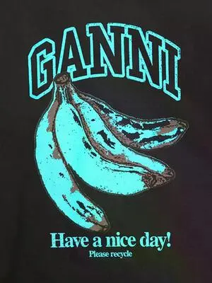 GANNI Graphic Print T-shirt