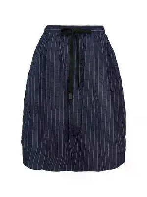 LEE MATHEWS Frances Pinstripe-pattern Skirt