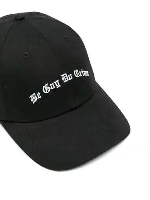 DAGGER Slogan-embroidered Baseball Cap