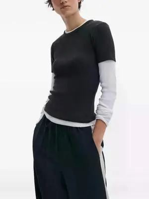 Rag & Bone Essential Ribbed T-shirt - Black