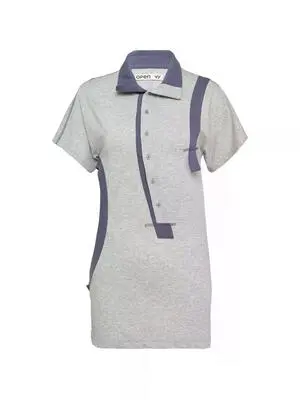 OPEN YY Button-panel Polo Top