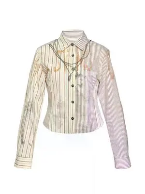 Andersson Bell Trompe-l'oeil Chain-embellished Shirt