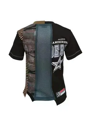 Andersson Bell Reworked Patchwork Logo-print T-shirt