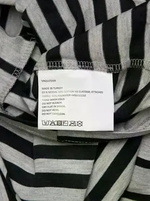 Vaquera Striped Corsage-detail Top
