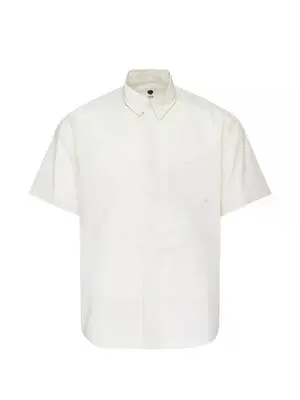VOWELS Short-sleeve Button-up Shirt
