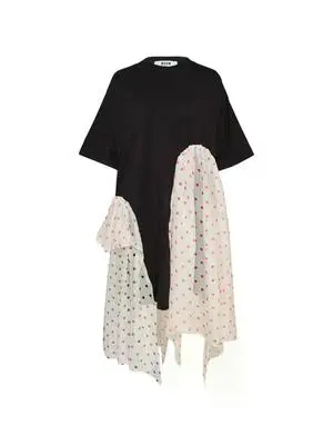 MSGM Polka-dot Layered Dress