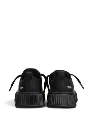 RHUN 2020 Treble Ribbed-sole Shell-toe Sneakers
