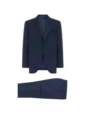 Caruso Aida Single-breasted Two-piece Suit - Blue