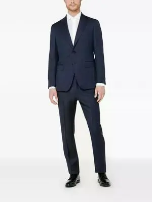 Caruso Aida Single-breasted Two-piece Suit - Blue