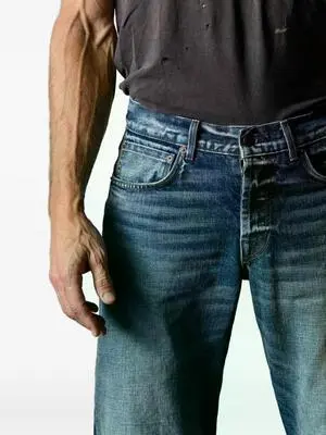 IMOGENE + WILLIE Henry Stone-washed Selvage Jeans